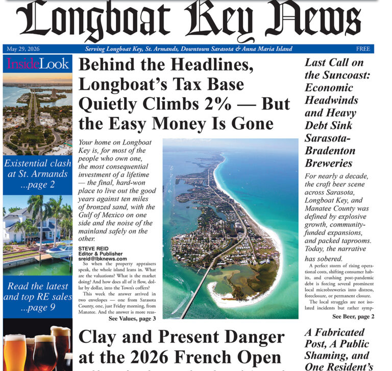 Longboat Key News May 29, 2026 edition flipbook - Longboat Key News